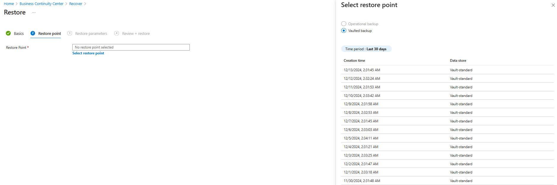 Restore Azure Blobs Azure Backup Microsoft Learn