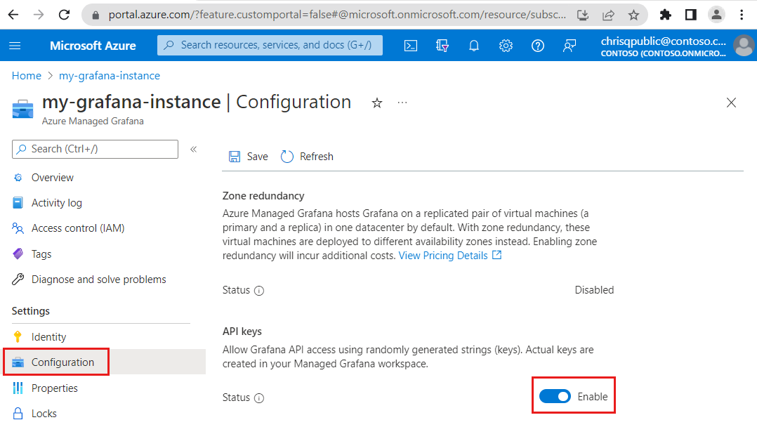 Create And Manage Grafana Api Keys In Azure Managed Grafana Microsoft ... Create And Manage Grafana Api Keys In Azure Managed Grafana Microsoft ...