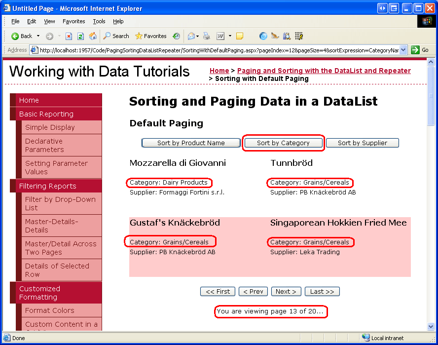 Mengurutkan Data Dalam Datalist Atau Repeater Control Vb Microsoft
