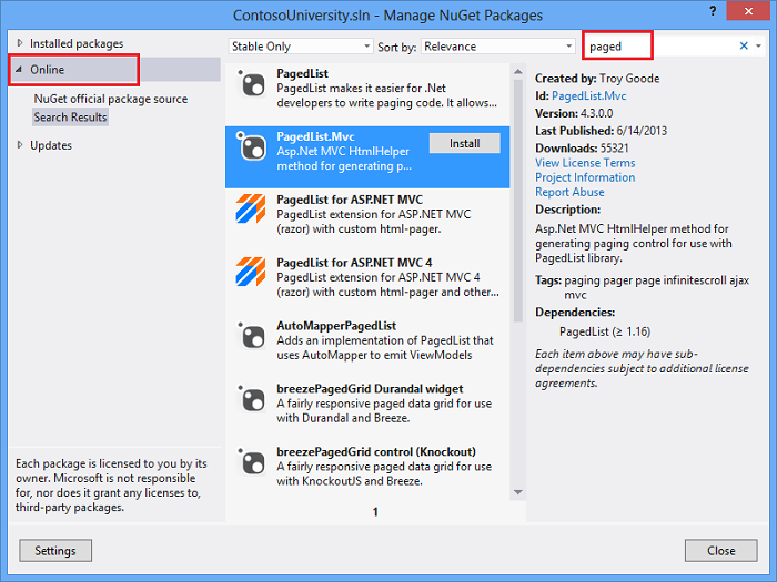 Asp Net Mvc Uygulamas Nda Entity Framework Ile S Ralama Filtreleme Ve