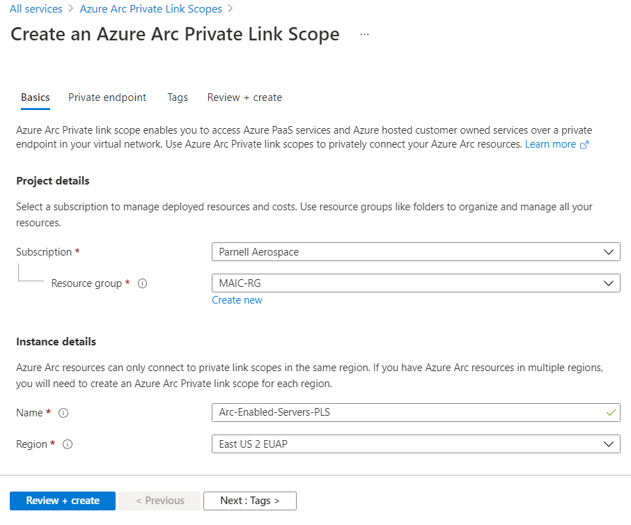 使用 Azure 专用链接通过专用终结点将服务器连接到 Azure Arc Azure Arc Microsoft Learn