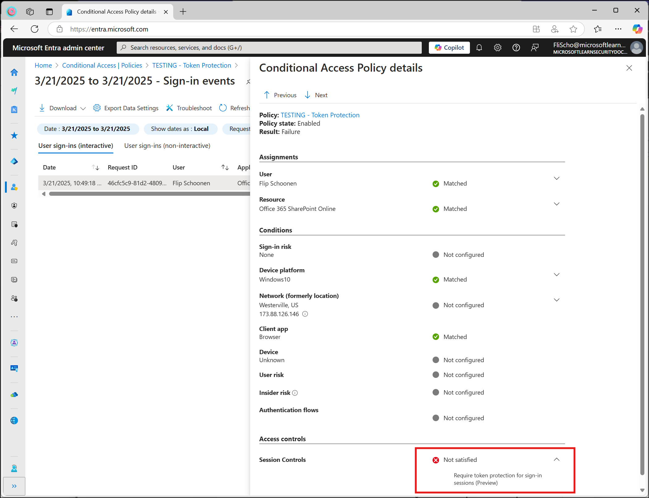 Microsoft Entra 条件访问令牌保护说明 - Microsoft Entra ID | Microsoft Learn Microsoft Entra 条件访问令牌保护说明 - Microsoft Entra ID | Microsoft Learn