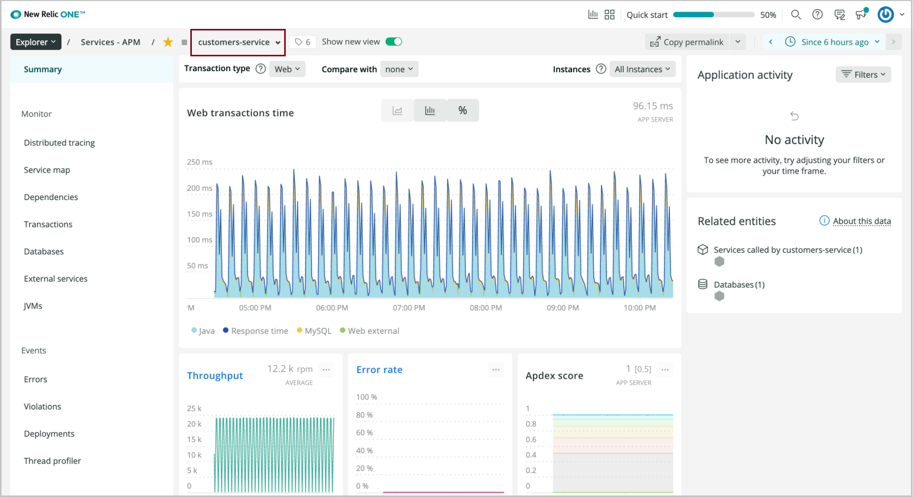 كيفية مراقبة تطبيقات Spring Boot باستخدام عامل New Relic Java Azure Spring Apps Microsoft Learn