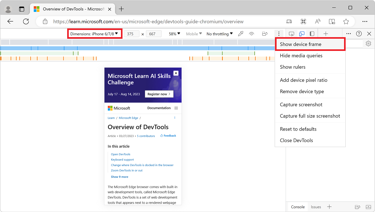 Emulate mobile devices (Device Emulation) - Microsoft Edge Developer ... Emulate mobile devices (Device Emulation) - Microsoft Edge Developer ...