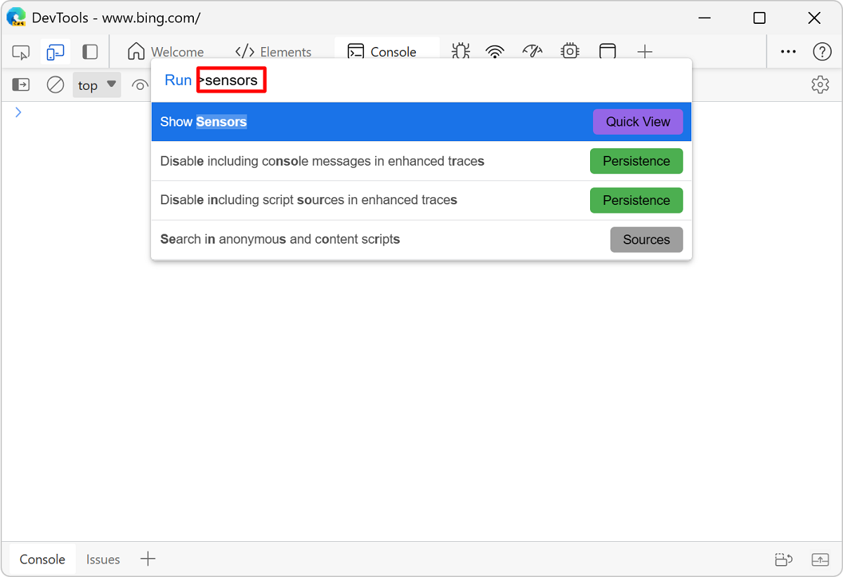 Simulate Device Orientation With The Sensors Tool Microsoft Edge Developer Documentation