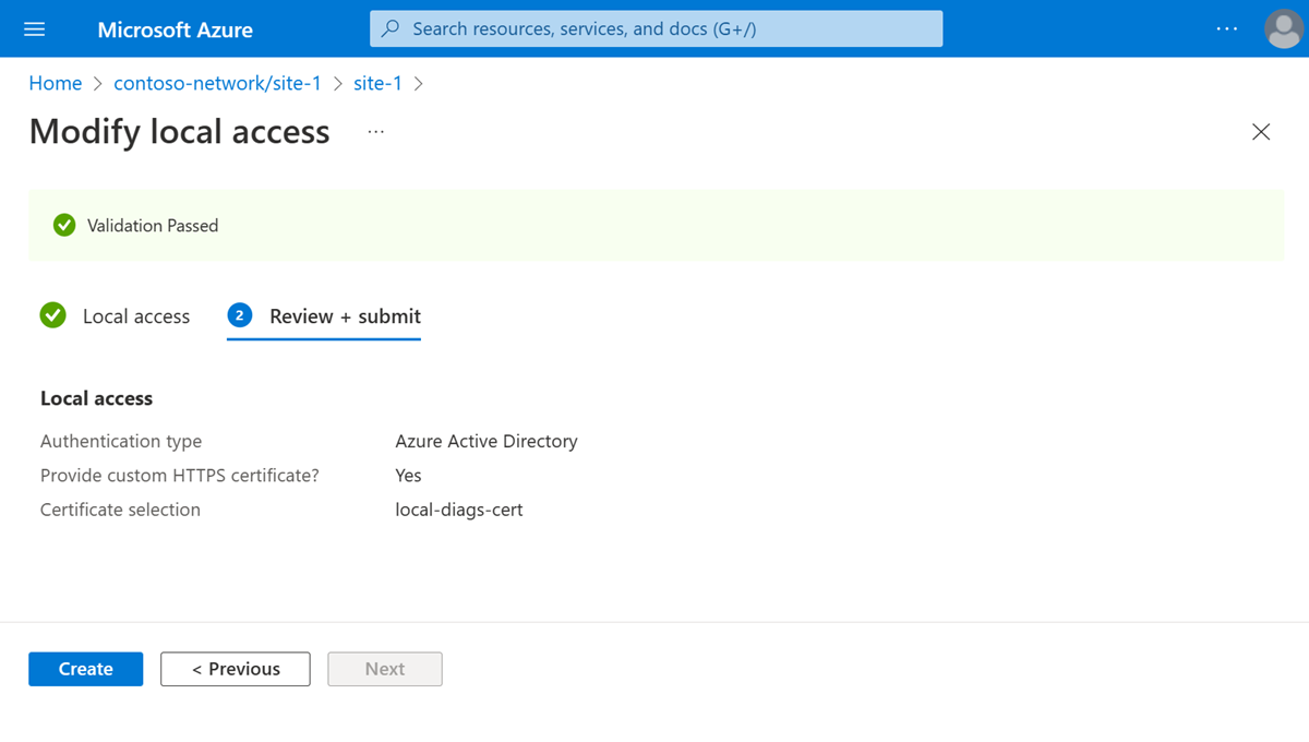 Modify a packet core instance's local access configuration - Azure ...