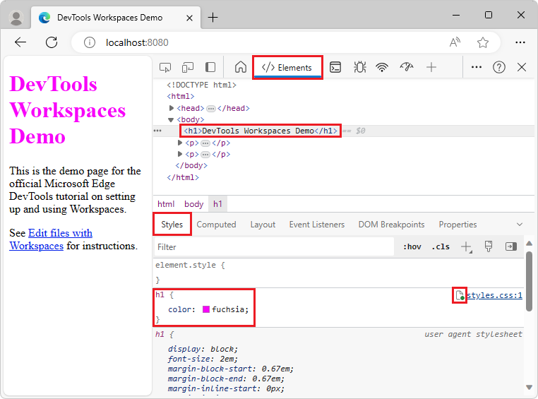 Edit Files With Workspaces Filesystem Tab Microsoft Edge Developer Documentation Microsoft