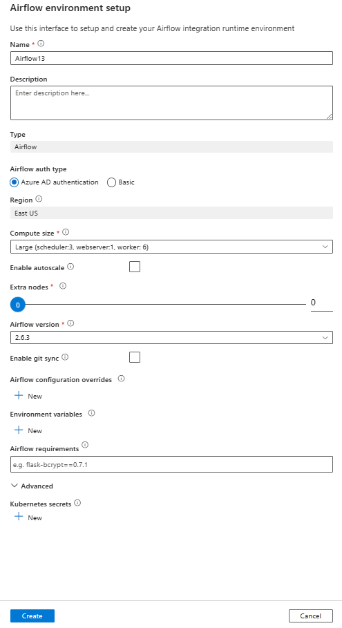 Vytvoření prostředí Managed Airflow - Azure Data Factory | Microsoft Learn Vytvoření prostředí Managed Airflow - Azure Data Factory | Microsoft Learn