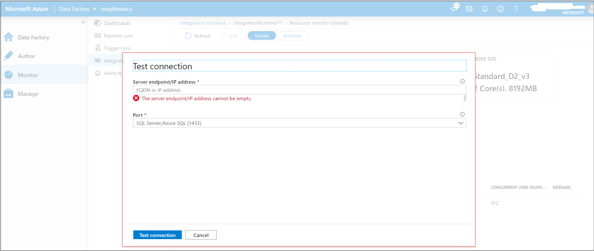 Verwenden des Features „Verbindung diagnostizieren“ in der SSIS ... Verwenden des Features „Verbindung diagnostizieren“ in der SSIS ...