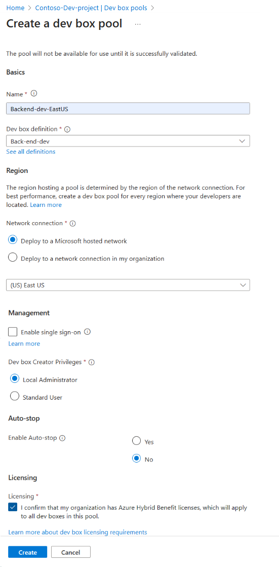 Erstellen eines Dev-Box-Pools - Microsoft Dev Box | Microsoft Learn Erstellen eines Dev-Box-Pools - Microsoft Dev Box | Microsoft Learn