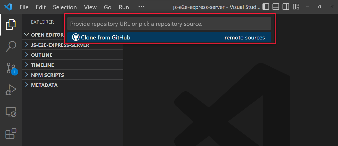 Klonen eines GitHub-Repositorys mit VSCode - Azure | Microsoft Learn