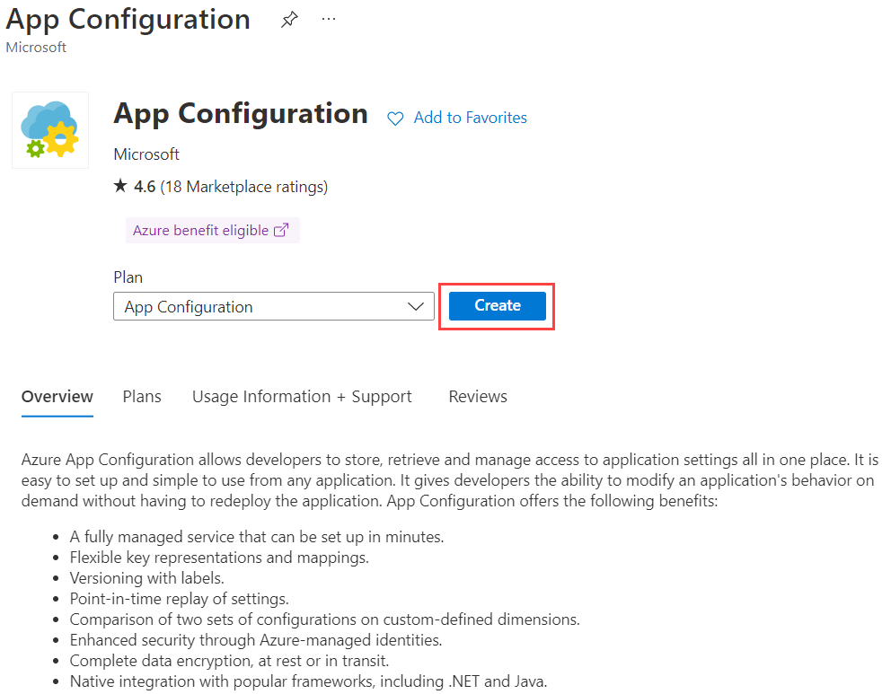 Schnellstart Für Azure App Configuration Mit Aspnet Core Microsoft Learn