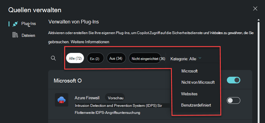 Verwenden von Plug-Ins in Microsoft Security Copilot | Microsoft Learn