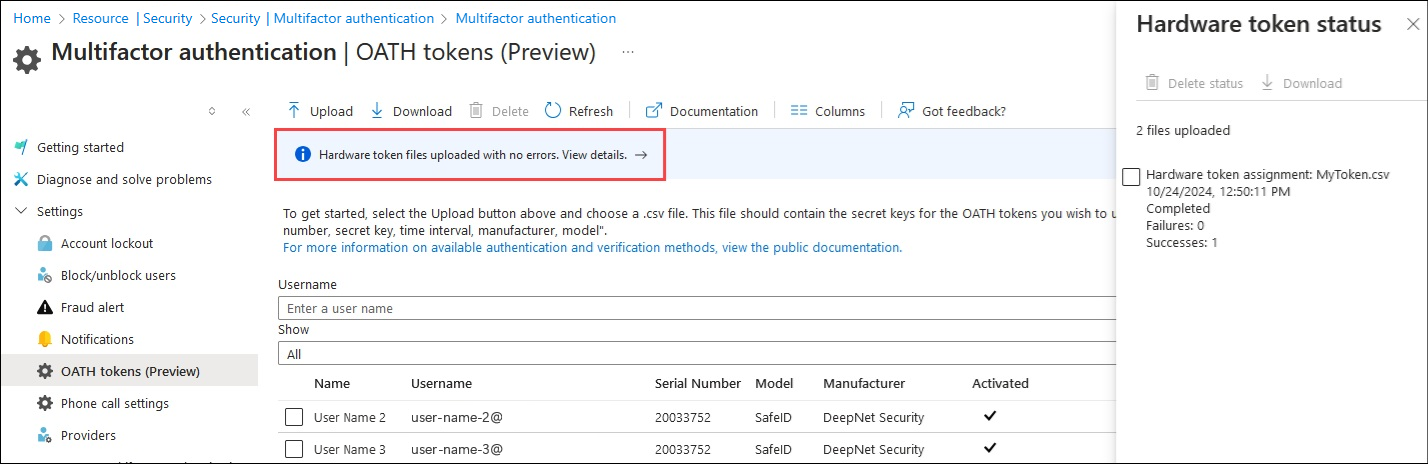 Verwalten von OATH-Token in Microsoft Entra ID (Vorschau) - Microsoft ... Verwalten von OATH-Token in Microsoft Entra ID (Vorschau) - Microsoft ...