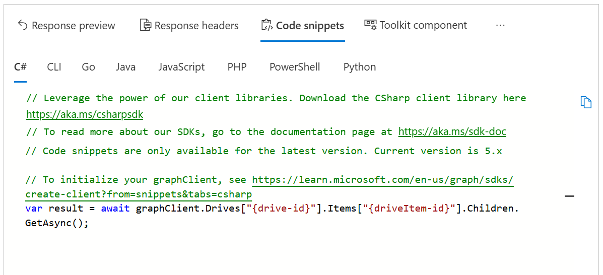 Verwenden Des Graph Testers Zum Testen Von Microsoft Graph Apis Microsoft Graph Microsoft Learn