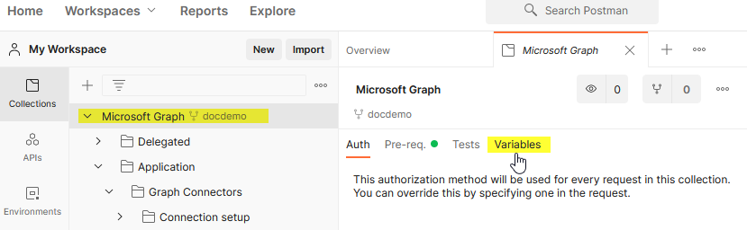 Verwenden Von Postman Mit Microsoft Graph Connectors Api Microsoft Graph Microsoft Learn