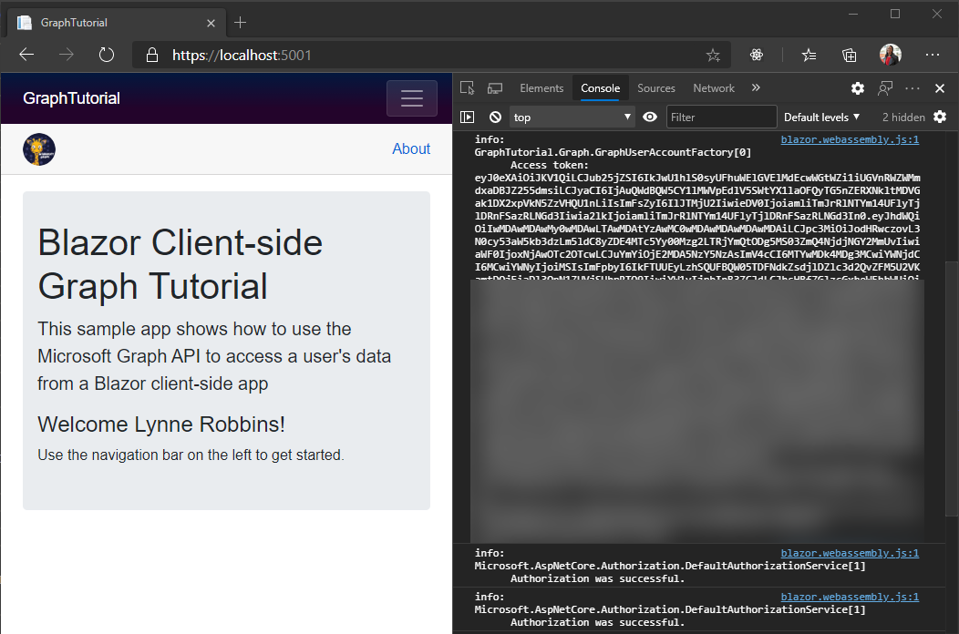 Erstellen von Webservern-WebAssembly-Apps mit Microsoft Graph - Microsoft Graph | Microsoft Learn