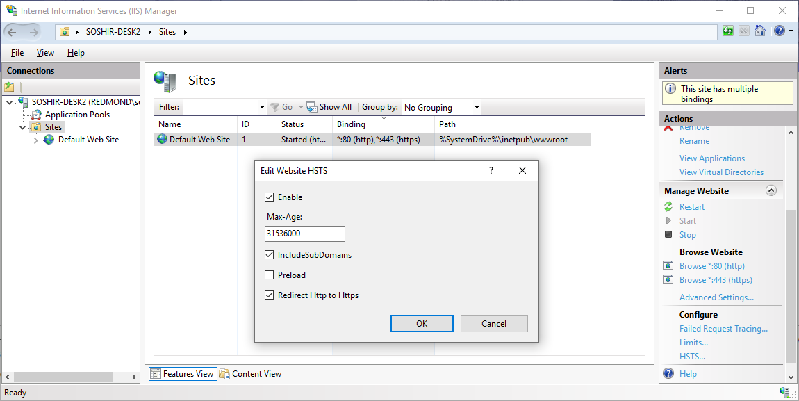 Neue Funktionen in IIS 10.0 Version 1809 | Microsoft Learn Neue Funktionen in IIS 10.0 Version 1809 | Microsoft Learn