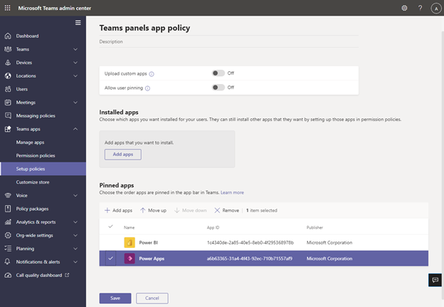 Microsoft Teams-Apps/Branchen-App-Unterstützung in Teams-Bereichen ...