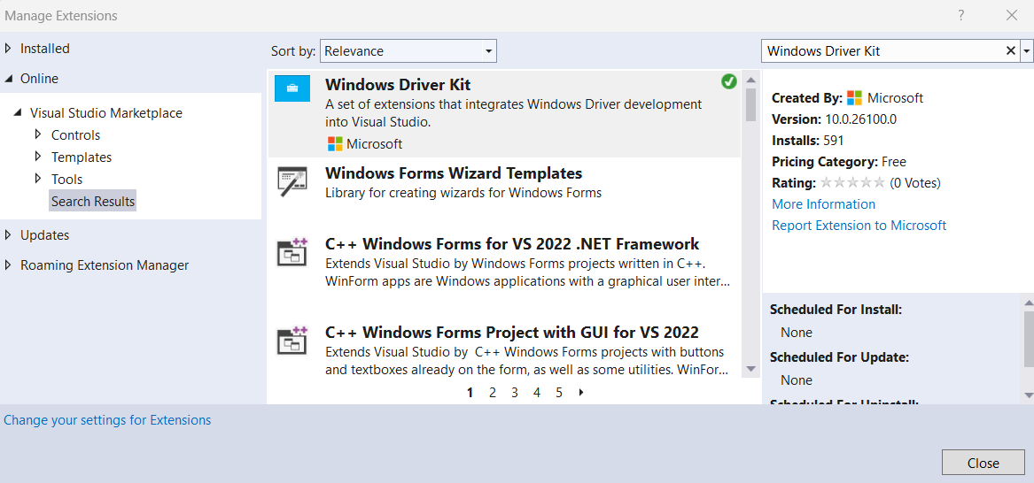 Installieren des WDK mit NuGet - Windows drivers | Microsoft Learn Installieren des WDK mit NuGet - Windows drivers | Microsoft Learn