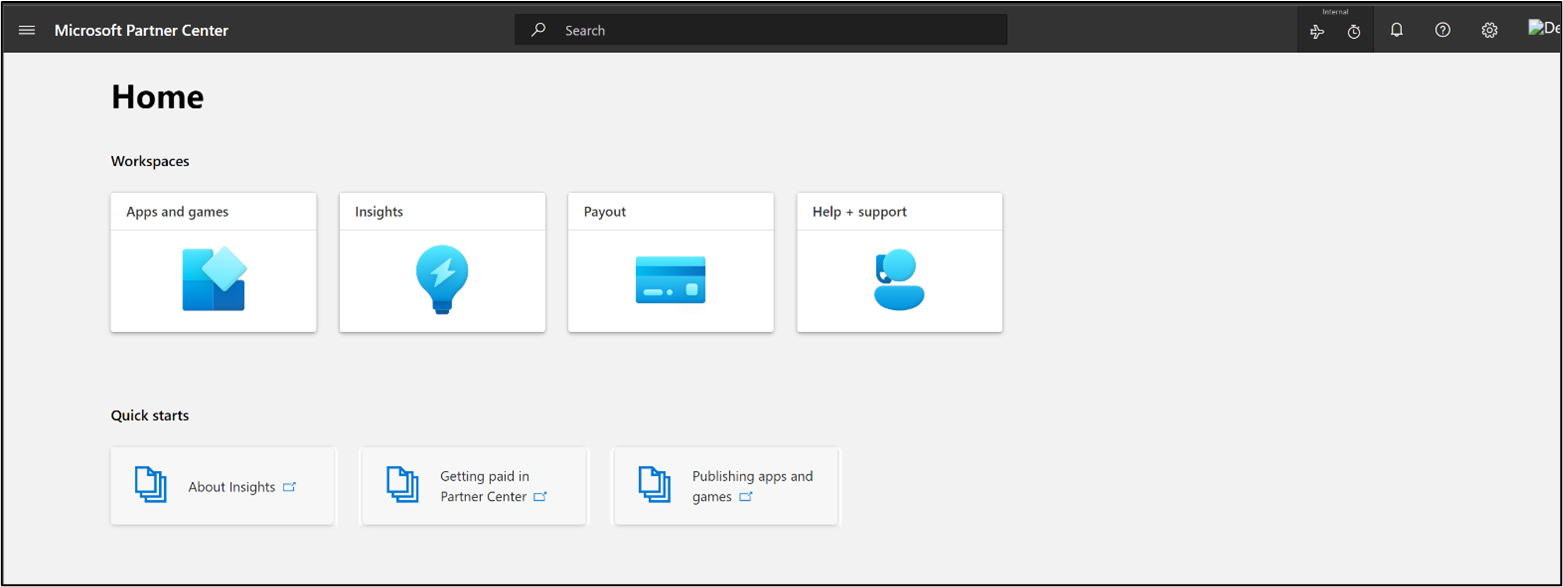 Partner Center-Arbeitsbereiche - Windows apps | Microsoft Learn Partner Center-Arbeitsbereiche - Windows apps | Microsoft Learn