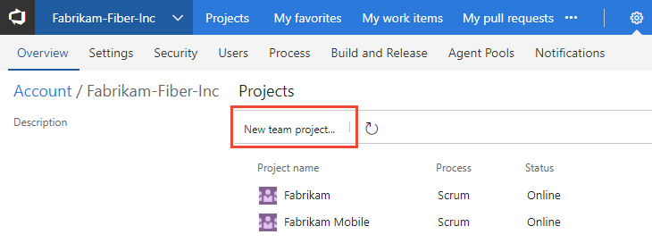 Create A Project Azure Devops Microsoft Learn