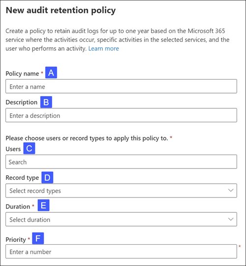 Manage audit log retention policies - Microsoft Purview (compliance ... Manage audit log retention policies - Microsoft Purview (compliance ...