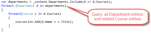 Tutorial Read Related Data Aspnet Mvc With Ef Core Microsoft Learn