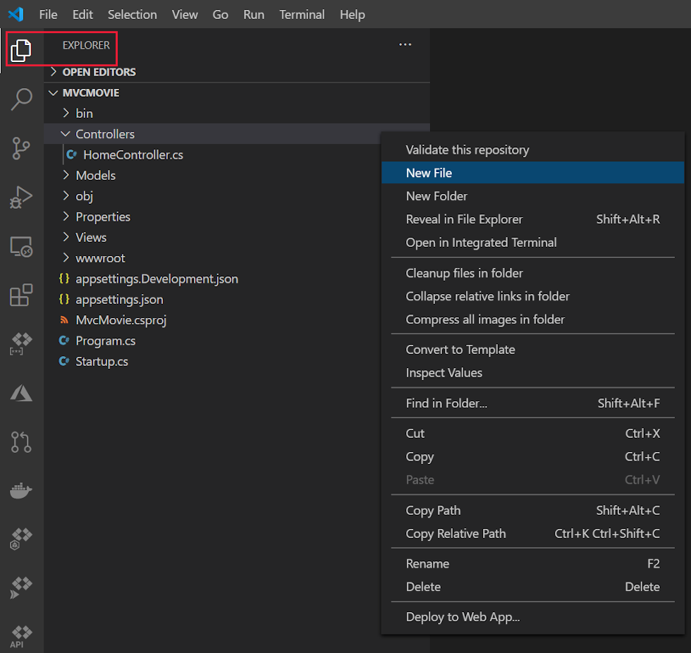 Part 2 Add A Controller To An Aspnet Core Mvc App Microsoft Learn