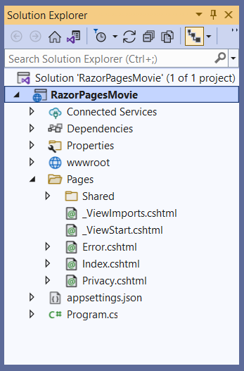 Tutorial Get Started With Razor Pages In Aspnet Core Microsoft Learn