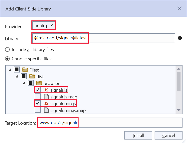 Get Started With Aspnet Core Signalr Microsoft Learn 5899