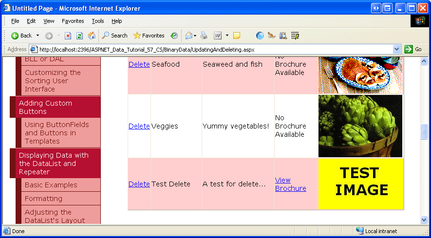 Updating And Deleting Existing Binary Data C Microsoft Learn