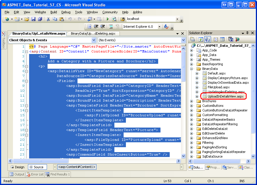 Updating And Deleting Existing Binary Data C Microsoft Learn