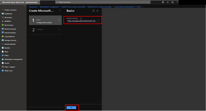 Deploy Mysql Resource Provider On Azure Stack Hub Azure Stack Hub Microsoft Learn