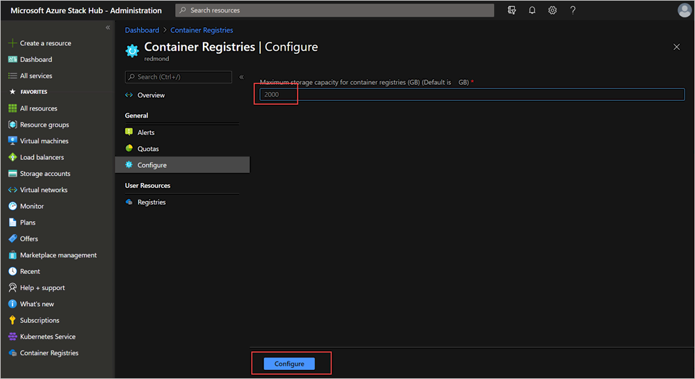 Manage Capacity And Quotas Azure Stack Hub Microsoft Learn