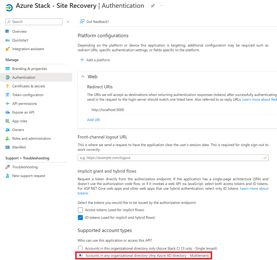 Enable Multitenant Scenarios For Azure Site Recovery On Azure Stack Hub Azure Stack Hub