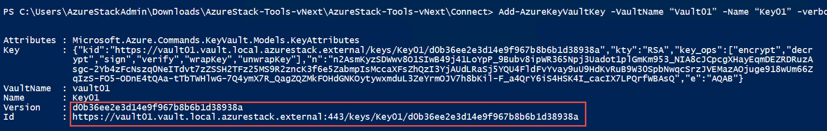 Manage Key Vault In Azure Stack Hub Using Powershell Azure Stack Hub Microsoft Learn