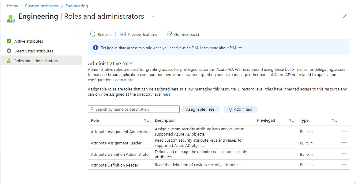 Manage Access To Custom Security Attributes In Microsoft Entra Id Preview Microsoft Entra