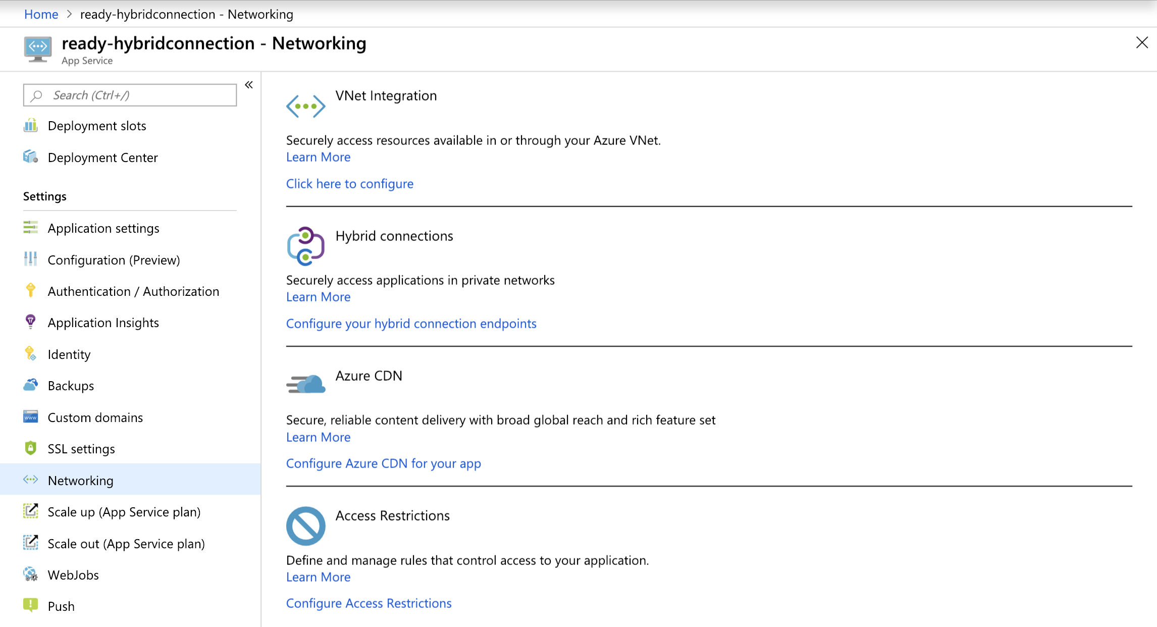 How To Setup Ip Restriction For Azure Web App Via Azure App Service Stack Overflow