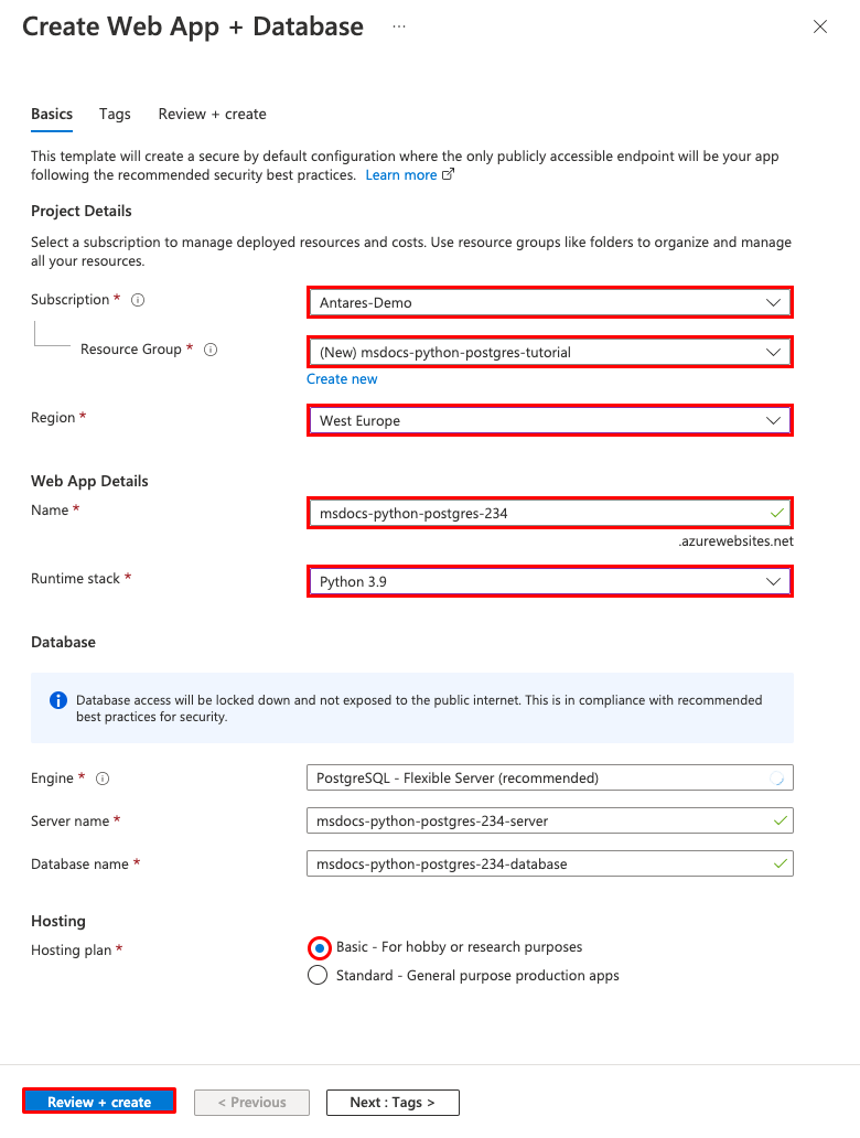 Tutorial Deploy A Python Fastapi Web App With Postgresql Azure App Service Microsoft Learn