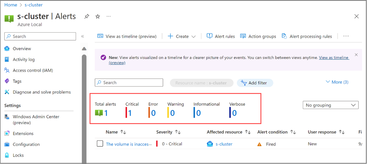 Use Azure Monitor Alerts For Azure Local Health Alerts Azure Local Microsoft Learn