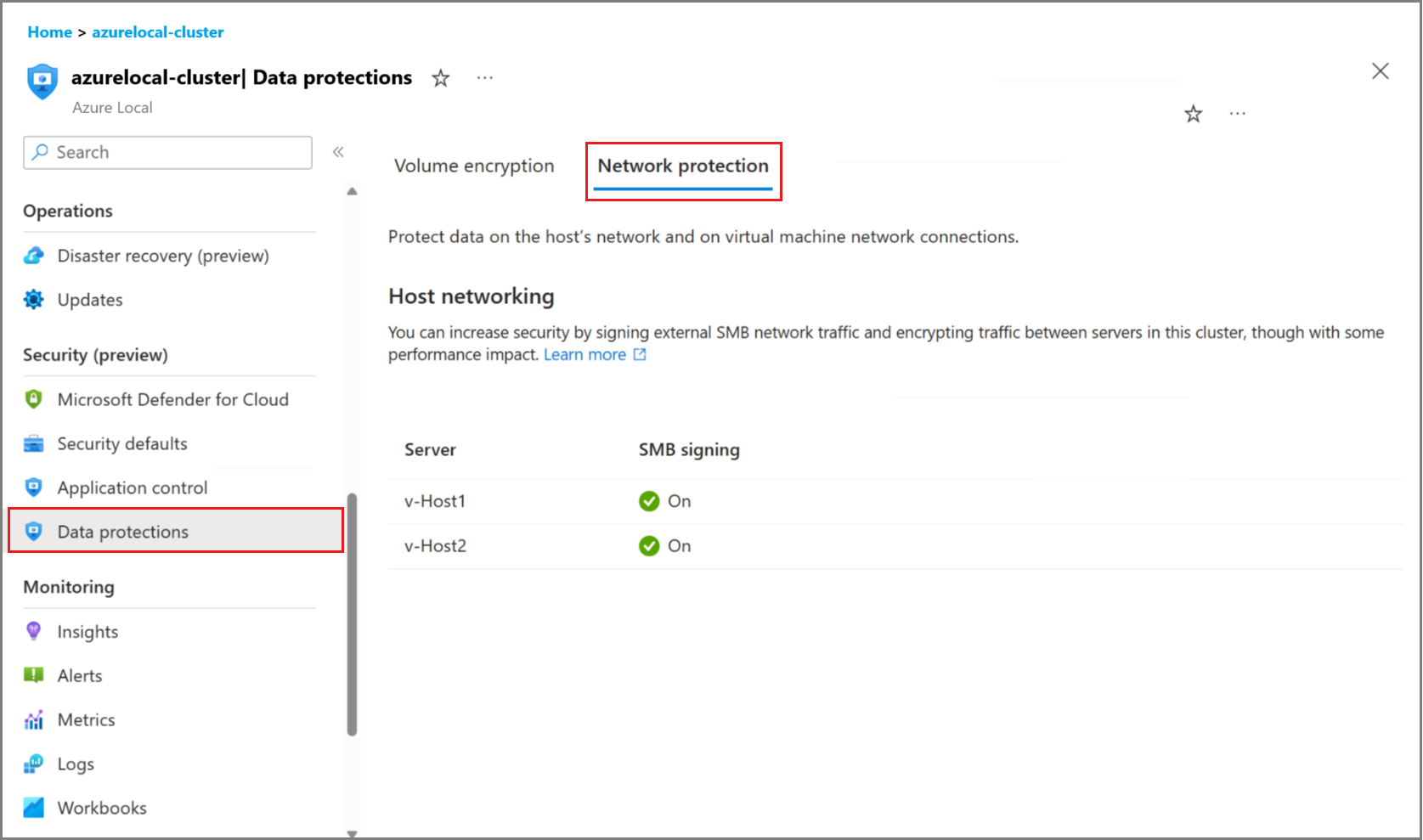 Manage Security Defaults On Azure Local Version 23h2 Azure Local Microsoft Learn 6555