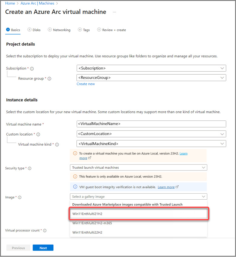 Deploy Trusted Launch For Azure Arc Vms On Azure Local Version 23h2 Azure Local Microsoft Learn
