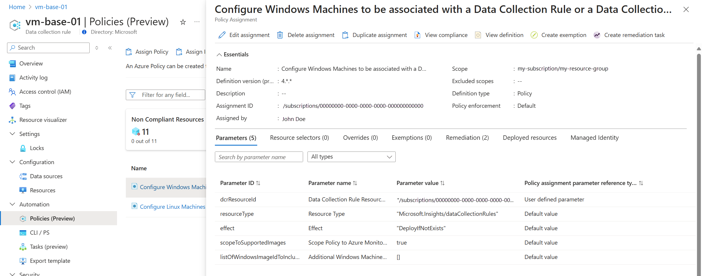 Manage Data Collection Rule Associations In Azure Monitor Azure Monitor Microsoft Learn