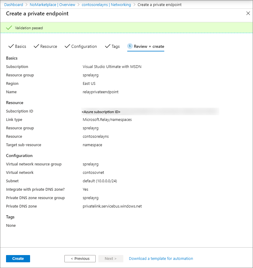 Integrate Azure Relay with Azure Private Link Service - Azure Relay ... Integrate Azure Relay with Azure Private Link Service - Azure Relay ...