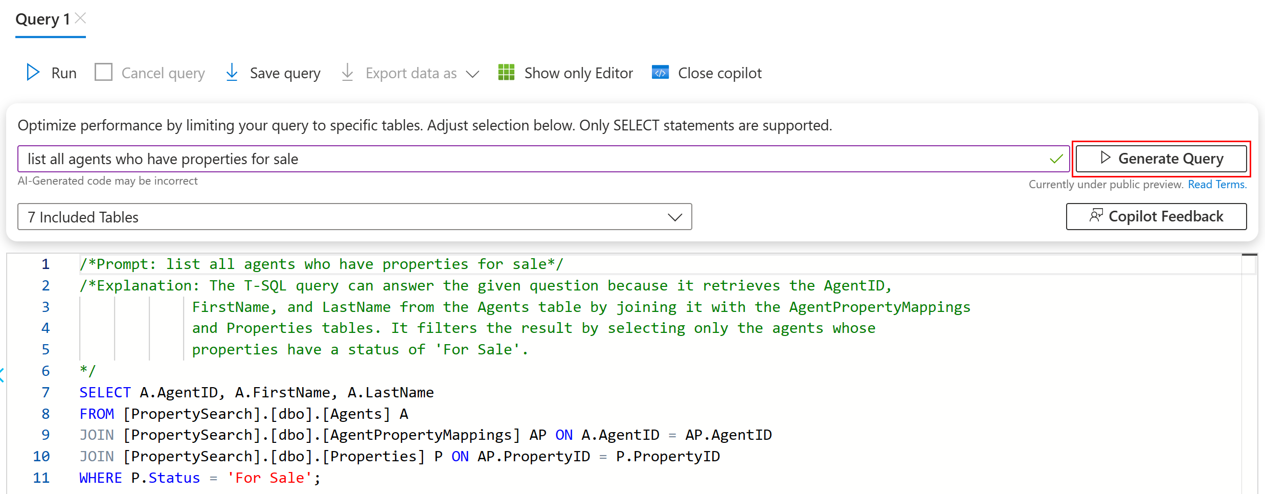 Copilot In Azure Sql Database In Private Preview Infoq