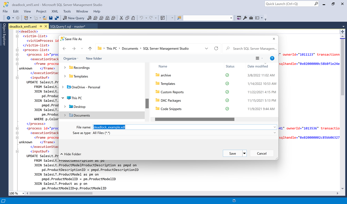 Analyze And Prevent Deadlocks Azure Sql Database Microsoft Learn