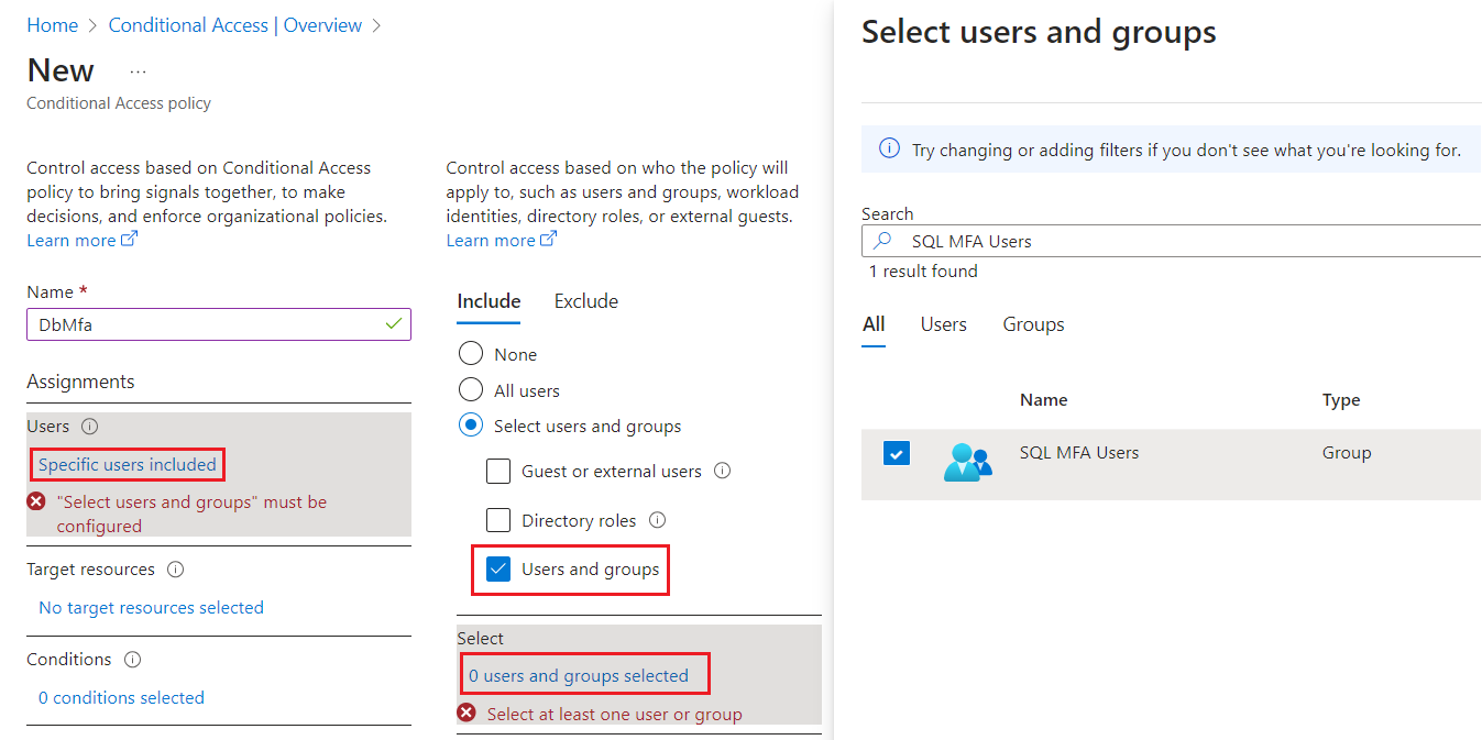 Conditional Access Azure Sql Database Azure Sql Managed Instance Azure Synapse Analytics