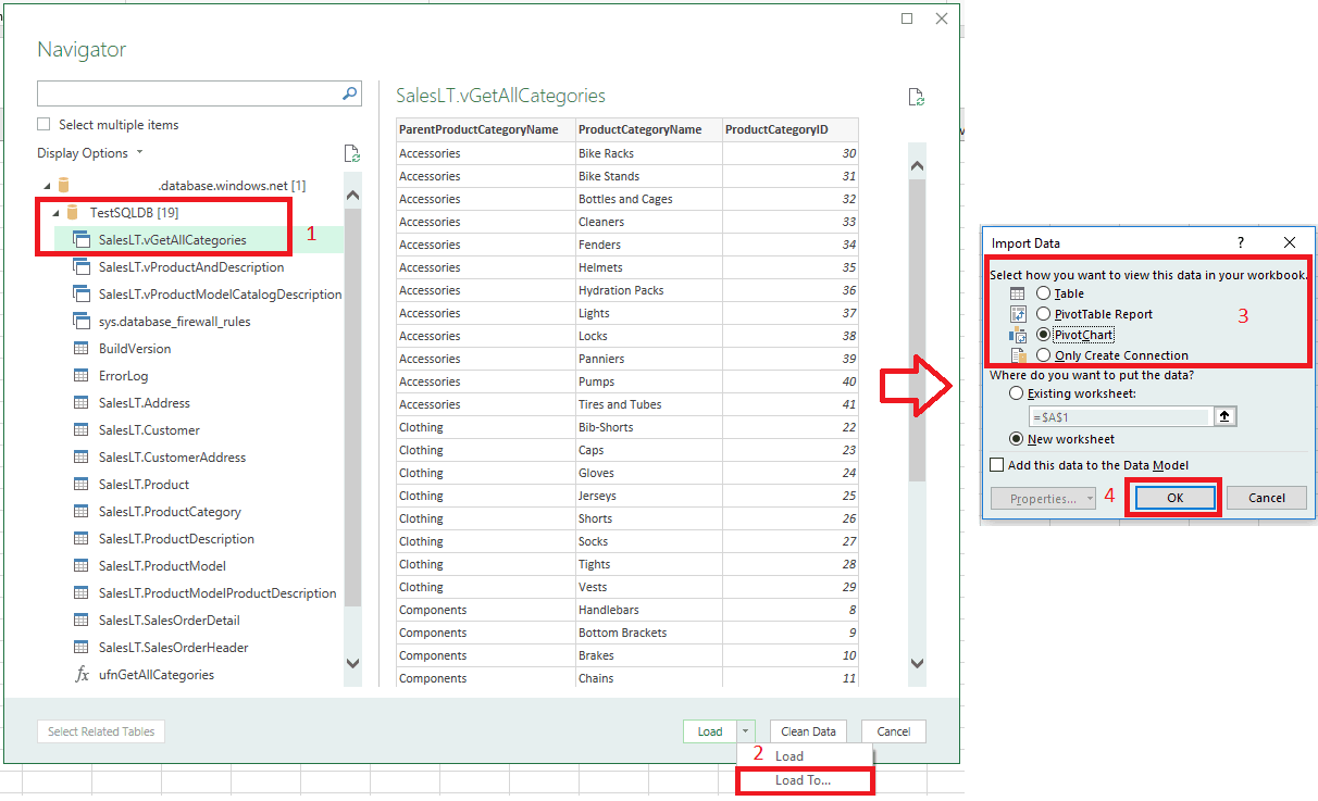Connect With Excel Azure Sql Database And Azure Sql Managed Instance Microsoft Learn 9068