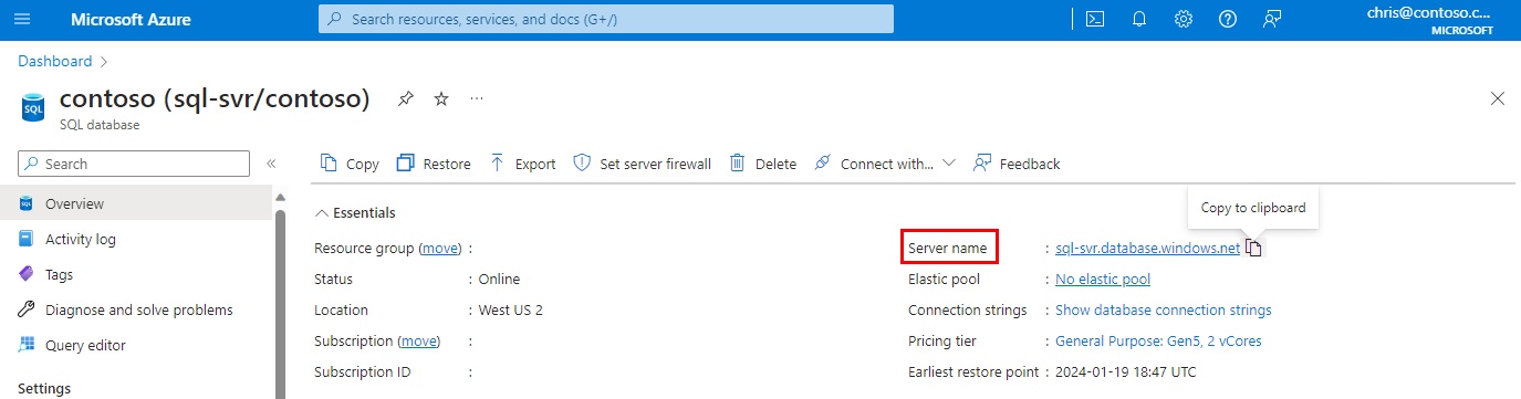 Tutorial Design Your First Relational Database Using Ssms Azure Sql Database Microsoft Learn 3666